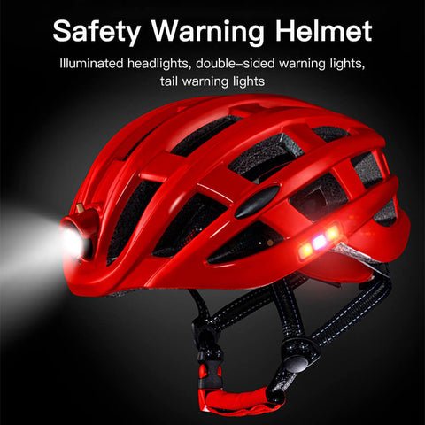 Smart Bike Helmet with LED Light 5 Colors – Vexday